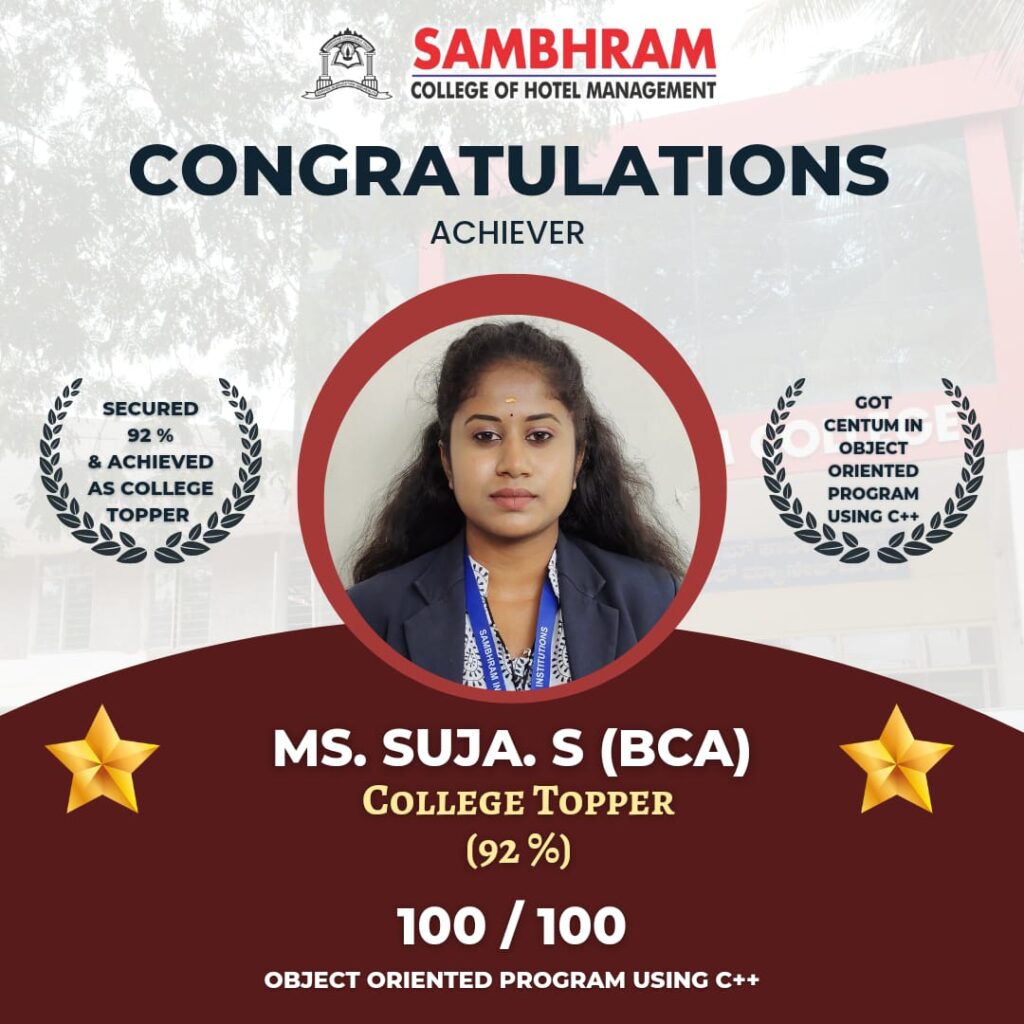 Sambhram College of Hotel Management – Sambhram Group